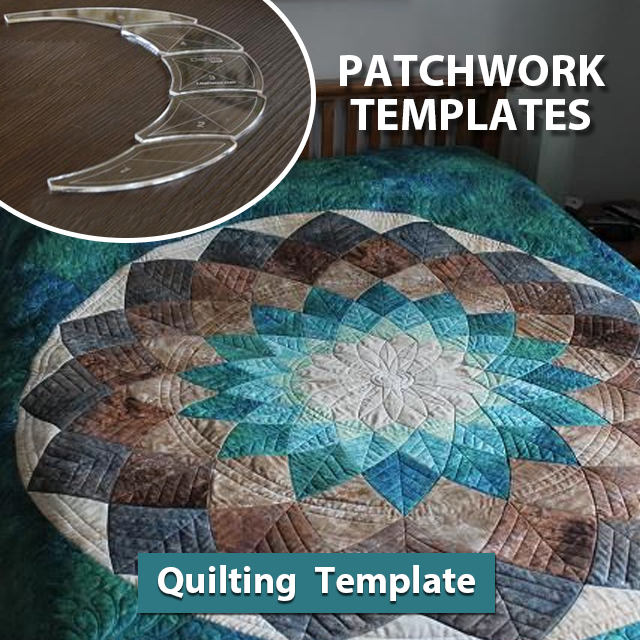 Dahlia Patchwork templates - With Instructions
