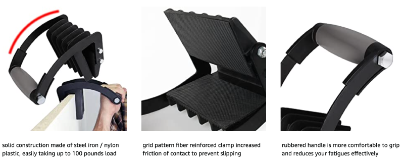 Single Hand Clamp Lift Tool for Wood/Glass/Plaster Board or Heavy 0 to ...