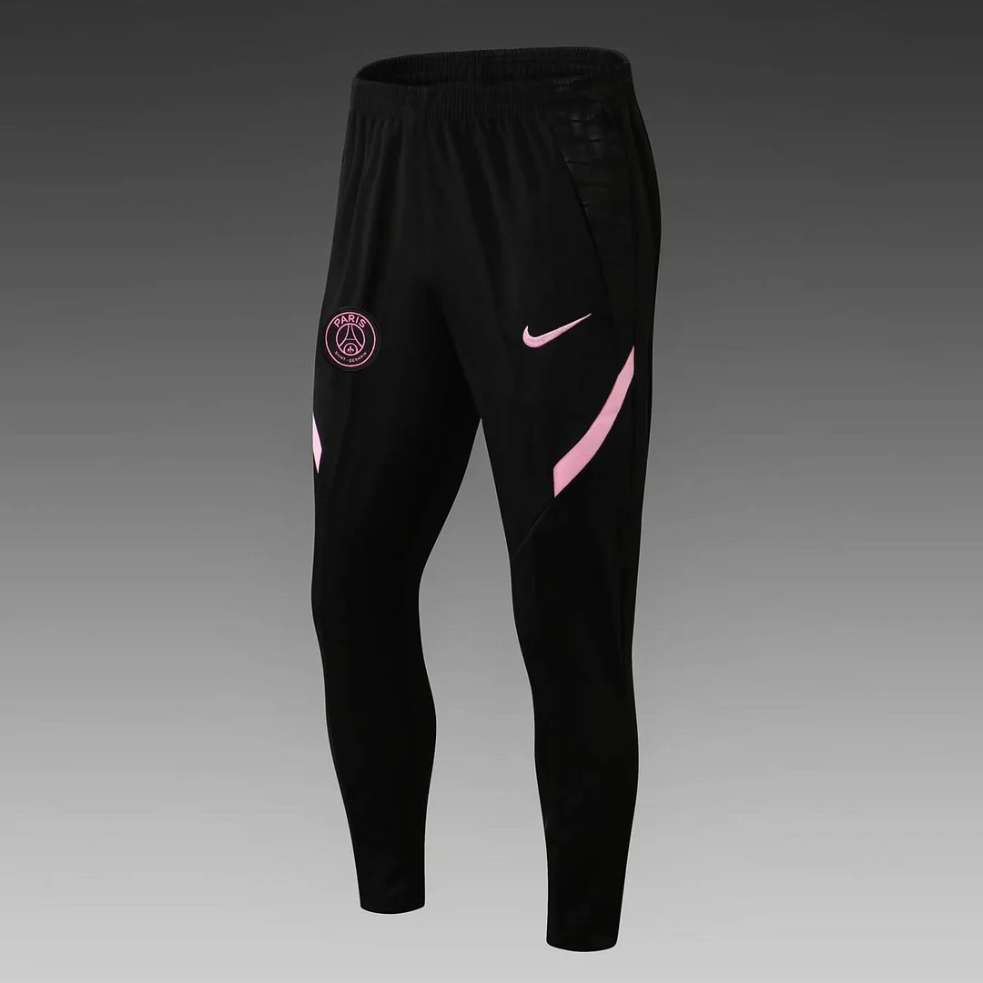 2021/2022 Psg Paris Saint-Germain Half-Pull Training Suit Black Pink ...