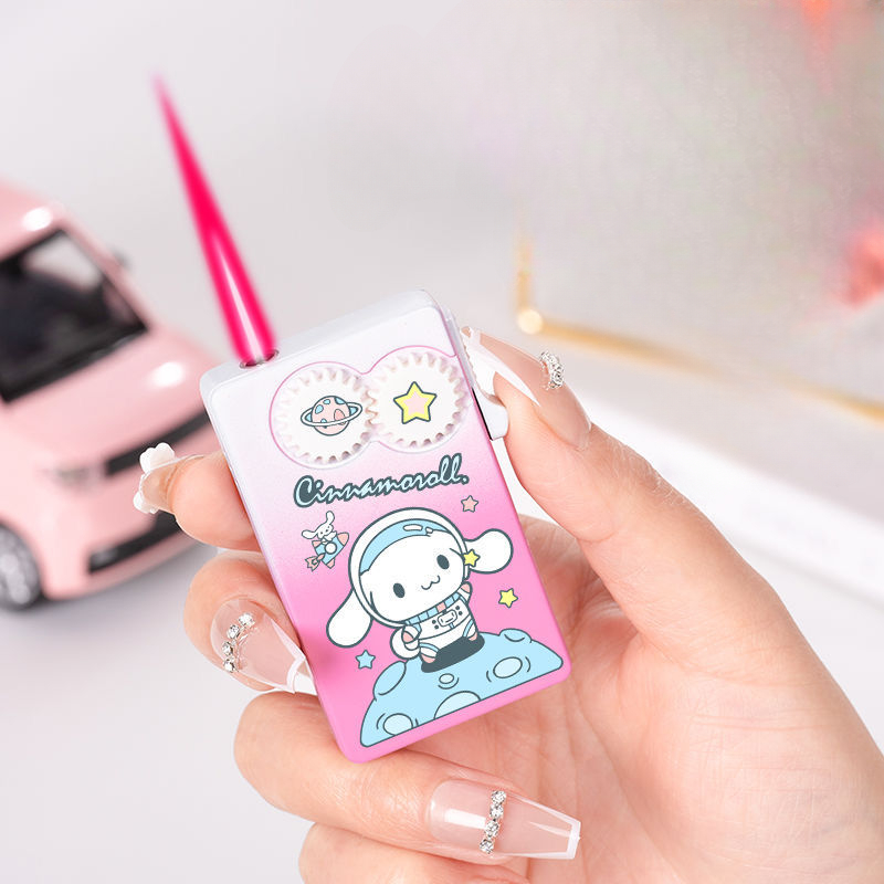 Kawaii Cartoon Luminous Gear Lighter