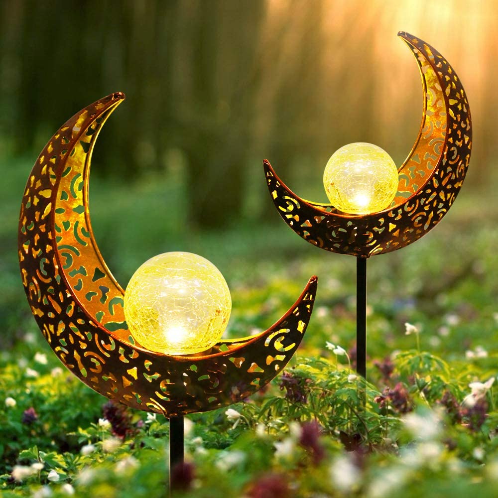 Solar Crescent Moon Lamp