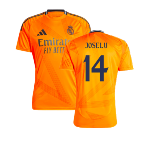 Real Madrid Joselu 14 Away Shirt Kit 2024-2025