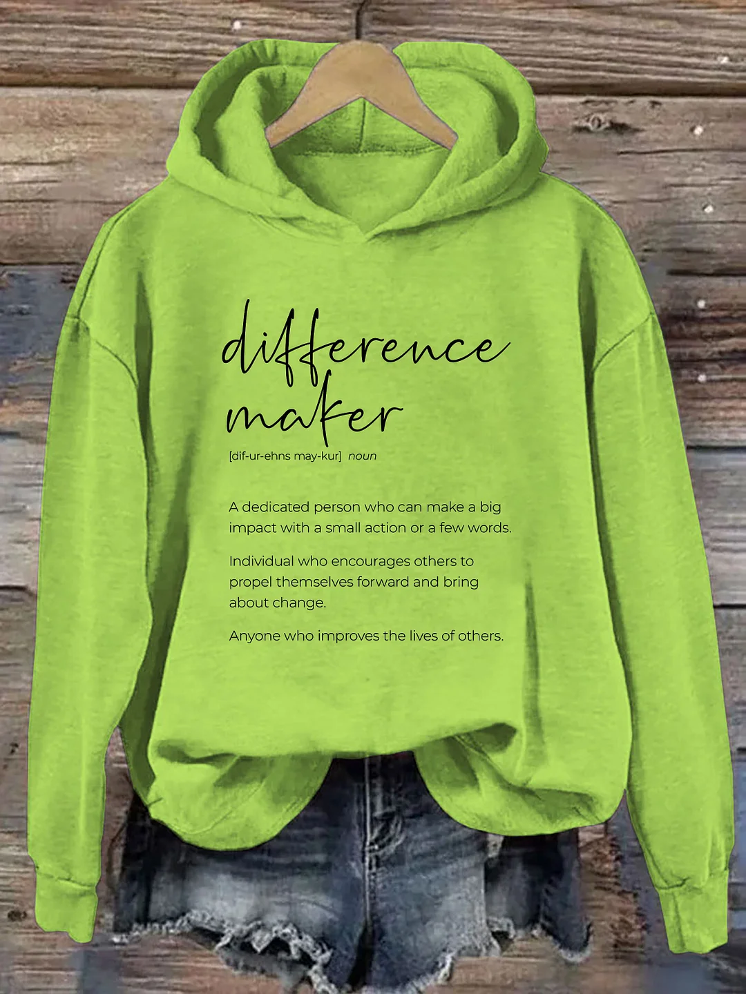 Difference Maker Definition Hoodie