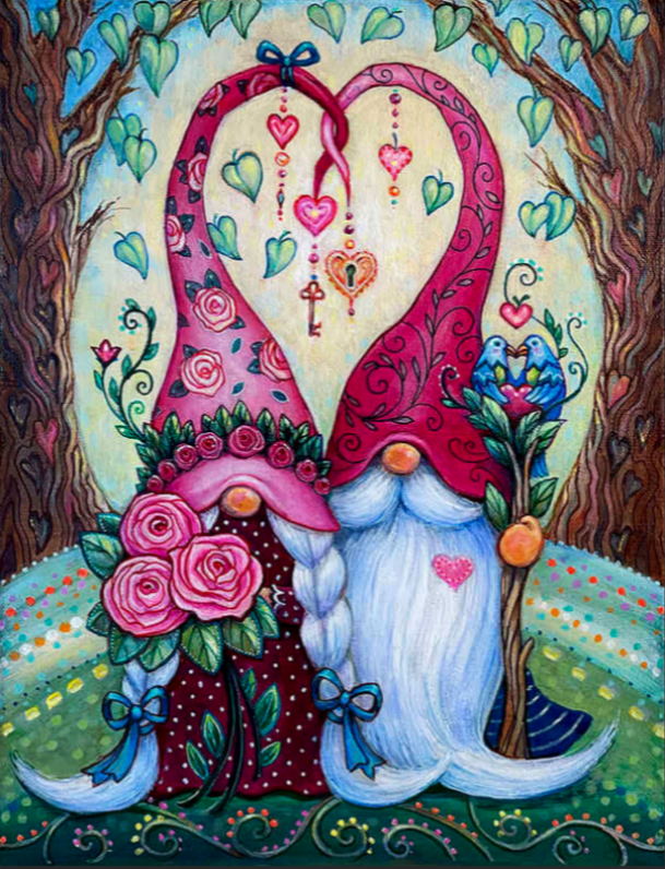 DIY Painting By Numbers | Flower Gnome - 40*50cm