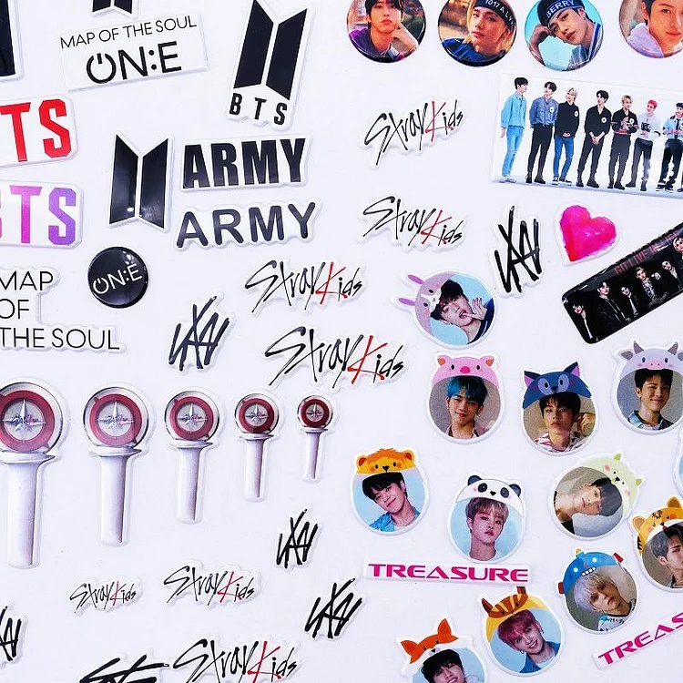 BTS Stray Kids TREASURE Stickers