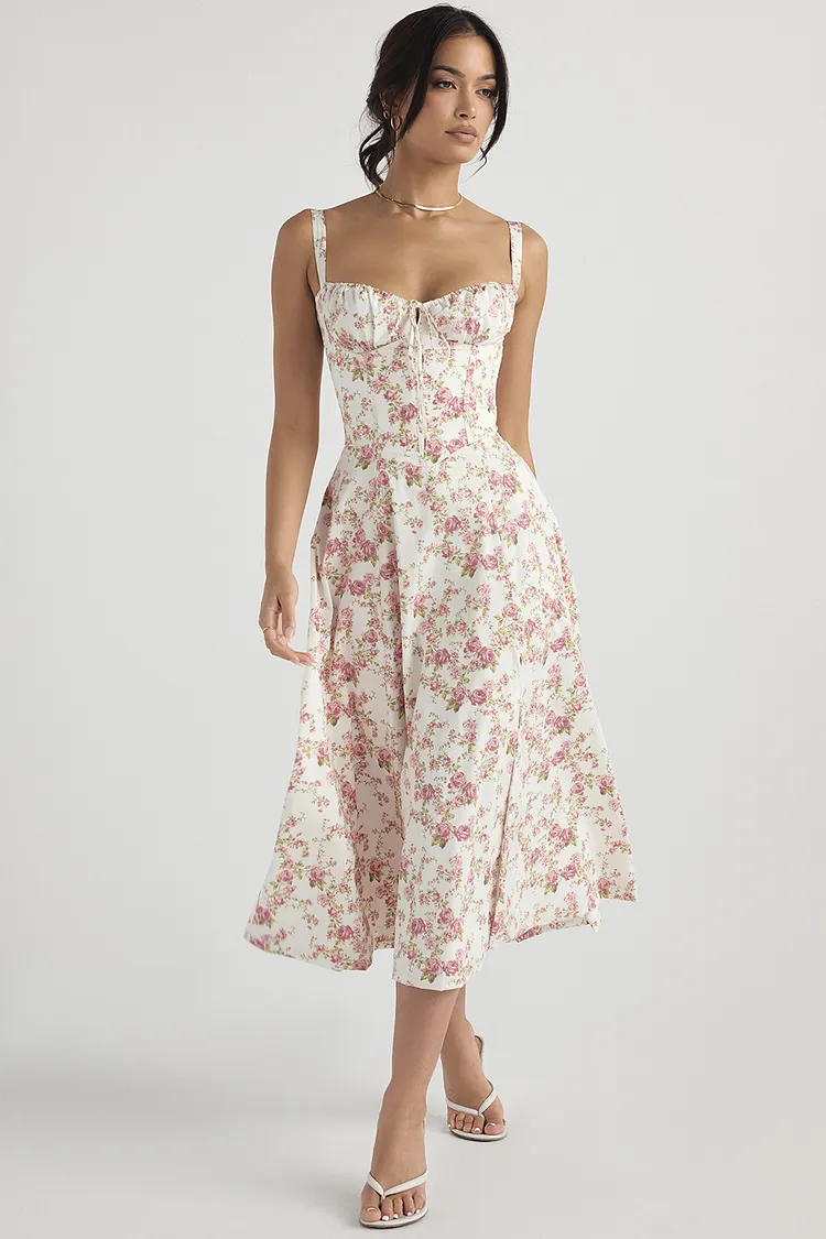 Angel Slip Midi Dress丨August Lemonade