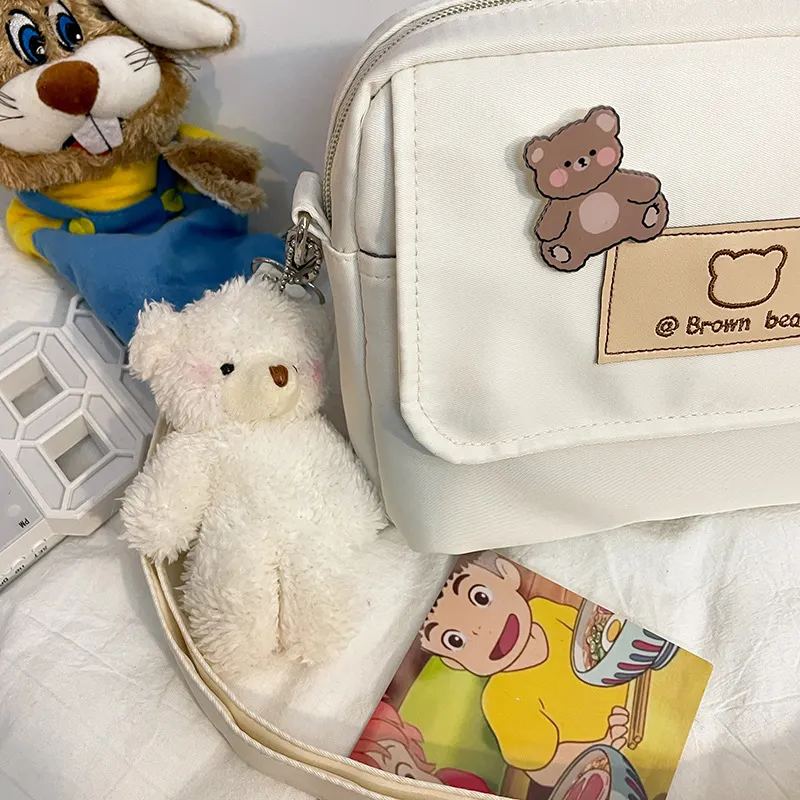 ULZZANG BROWN BEAR SHOULDER BAG