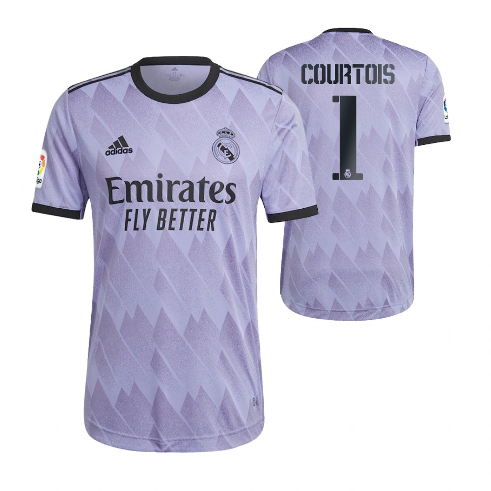 Real Madrid Thibaut Courtois 1 Away Shirt Kit 2022/23