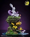Pikachu Family & Mewtwo & Mew - Pokemon Resin Statue - Moon shadow ...