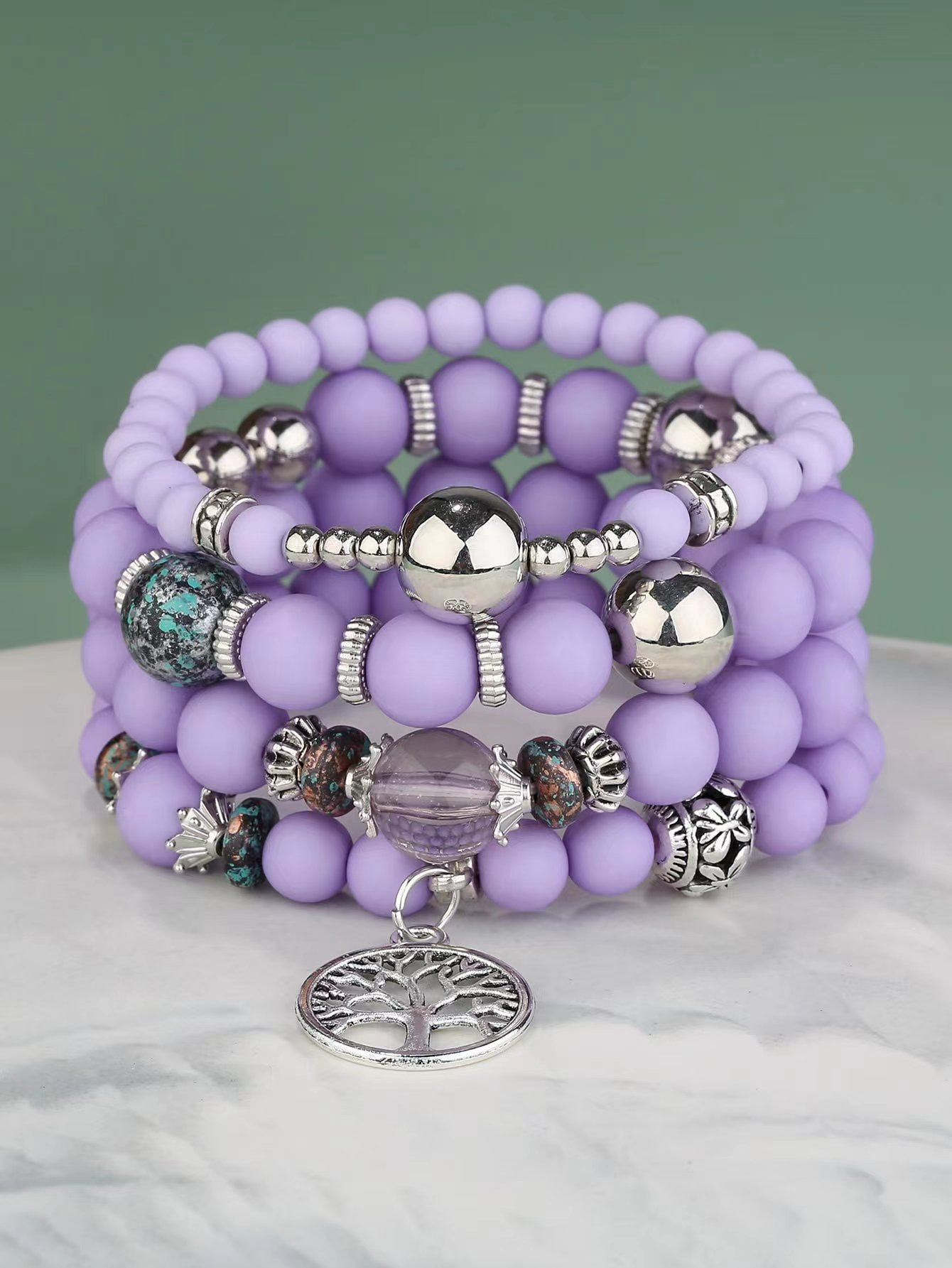 Bohemian Tassel Multi-layer Beaded Bracelet