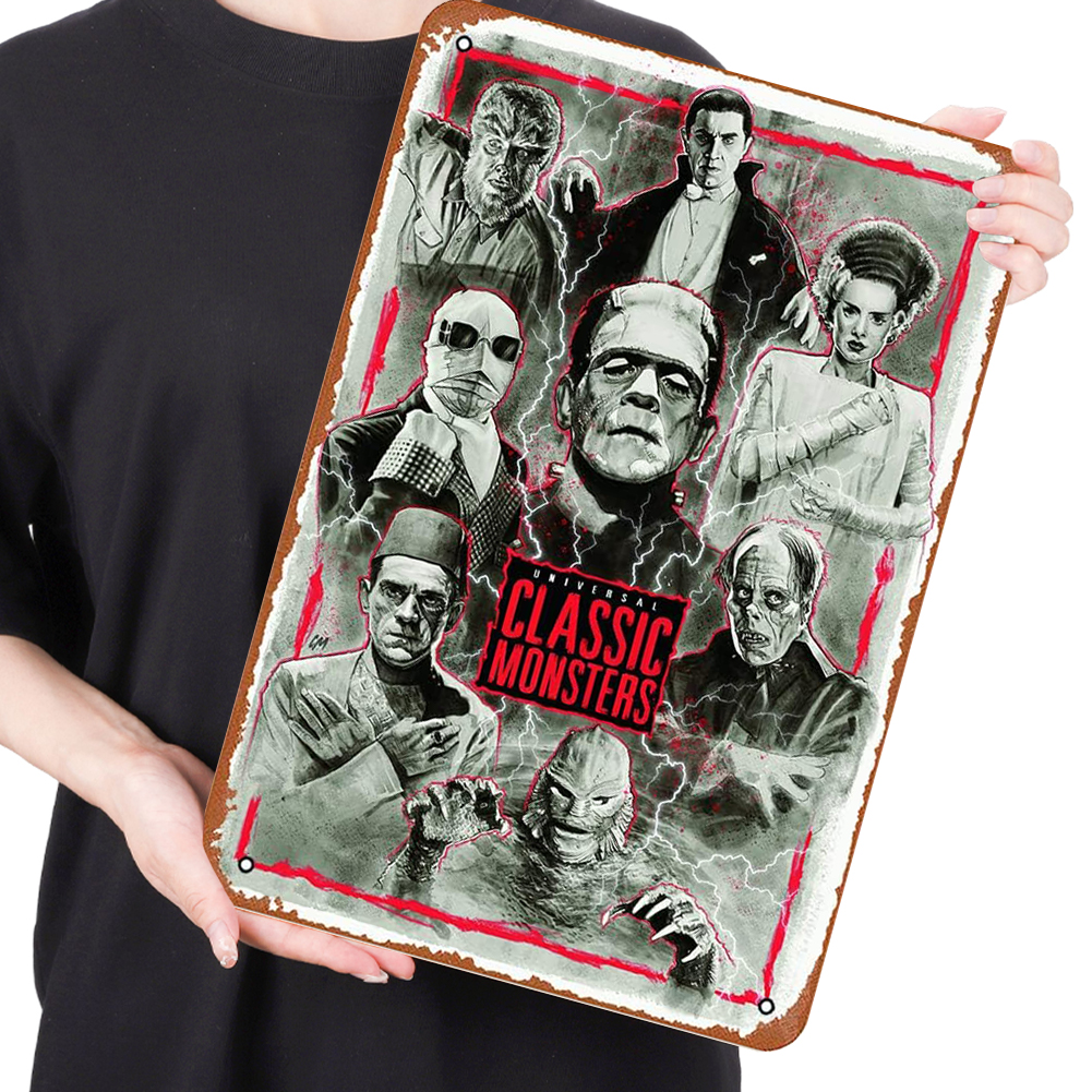 [Big Size]Univeasal classic monsters - Metal Tin Signs(12*16Inch)