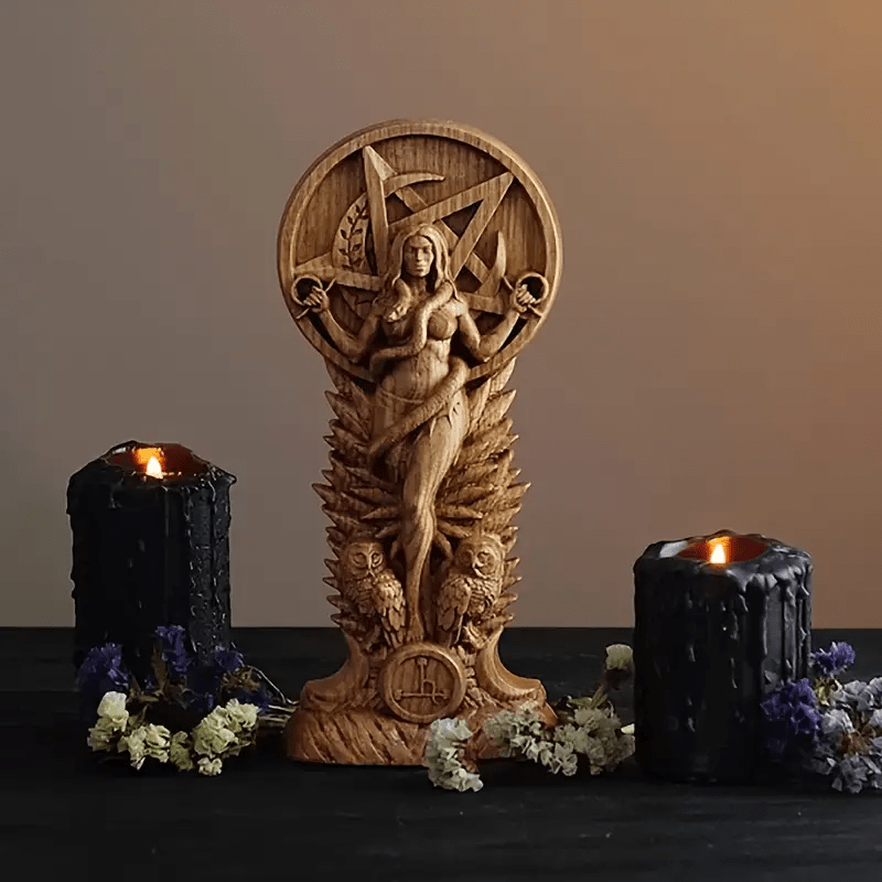Coutureaura Lilith Goddess Statue Pagan Sculpture
