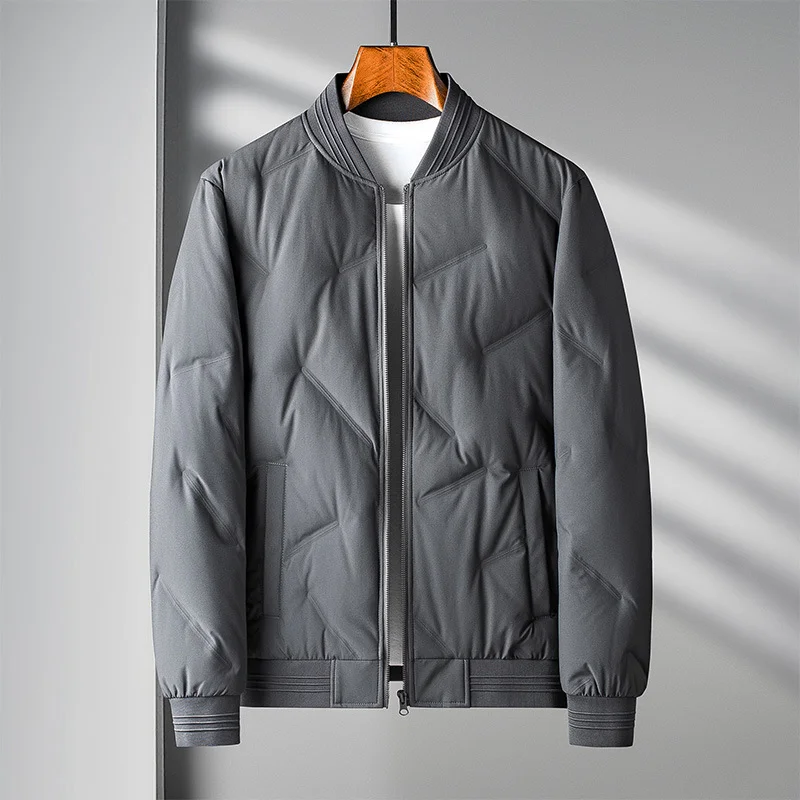 Men's Classic Business Casual Stand Collar Down Jacket