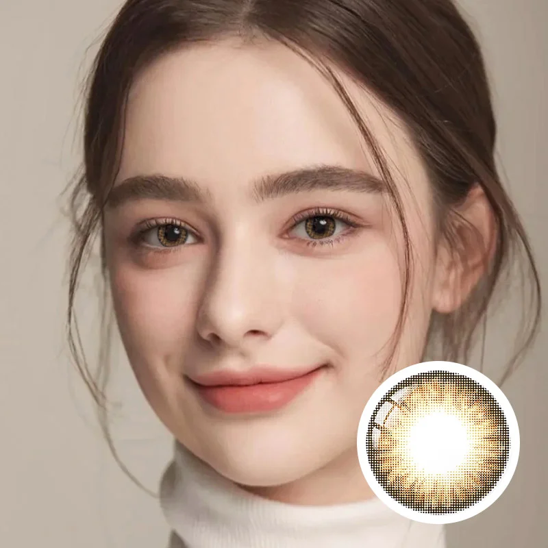 Pro HAZEL BROWN Colored Contact Lenses