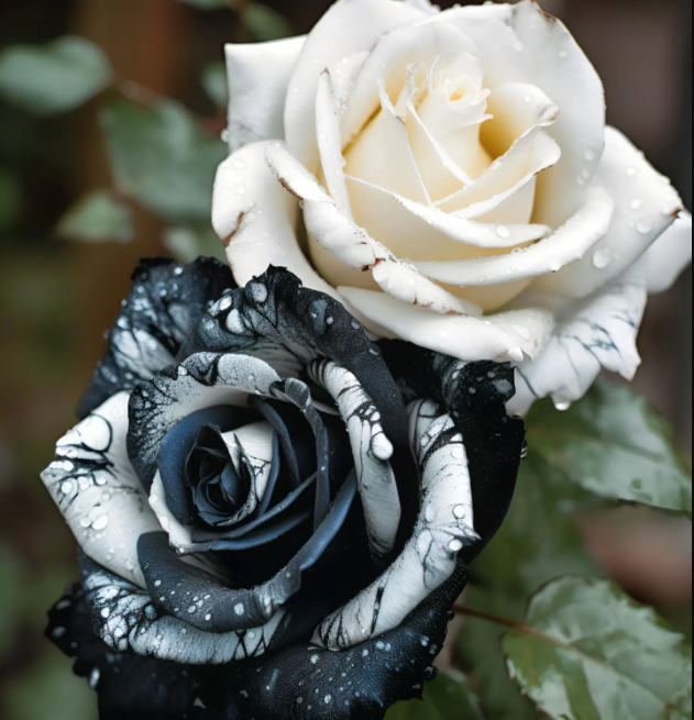 Rare two-color rose seeds