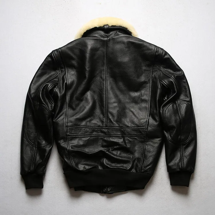 Men's G-1 Air Force Flight Suit Leather Jacket