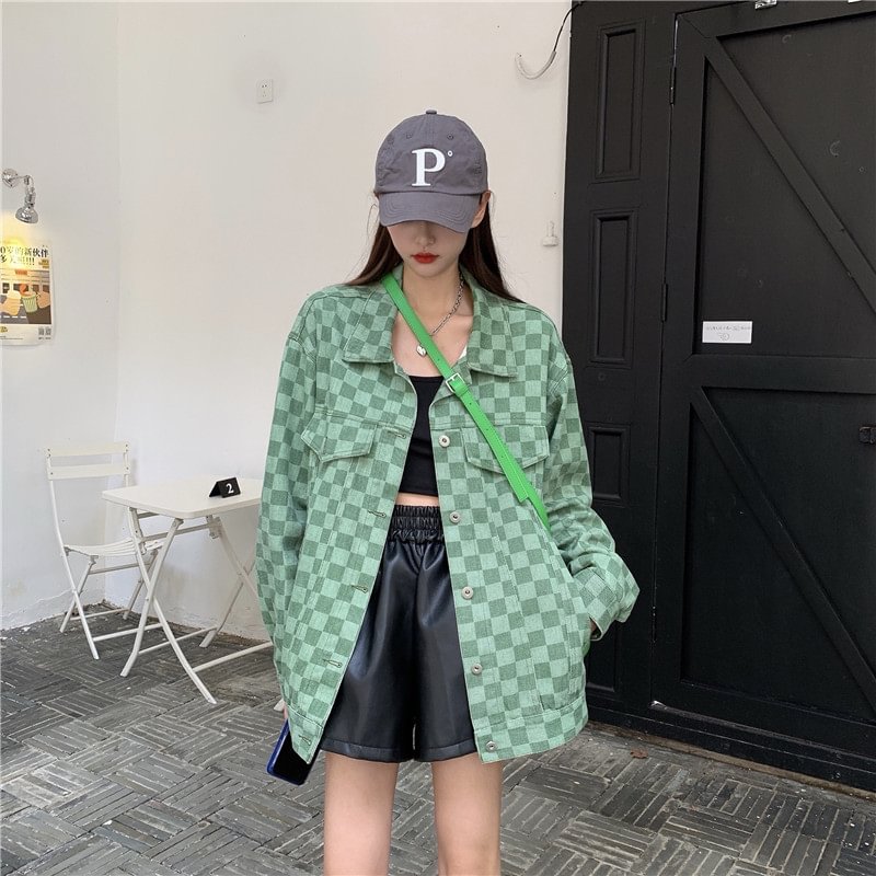 CHECKERBOARD JACKET