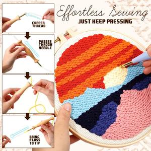 3D Punch Needle DIY Embroidery Set