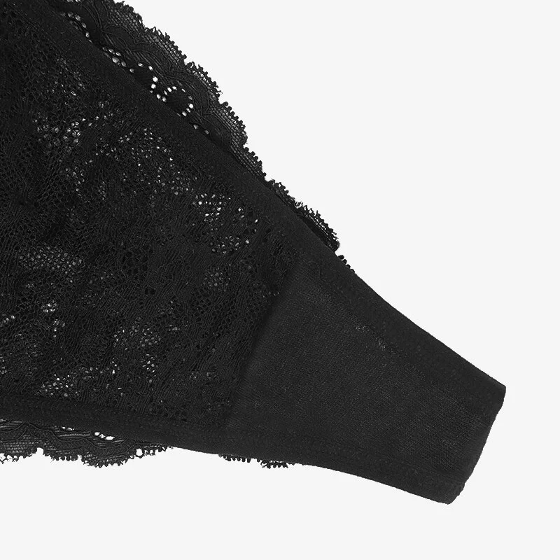 billionm Waist Lace Thong Women Sexy Transparent Underwear Female ...