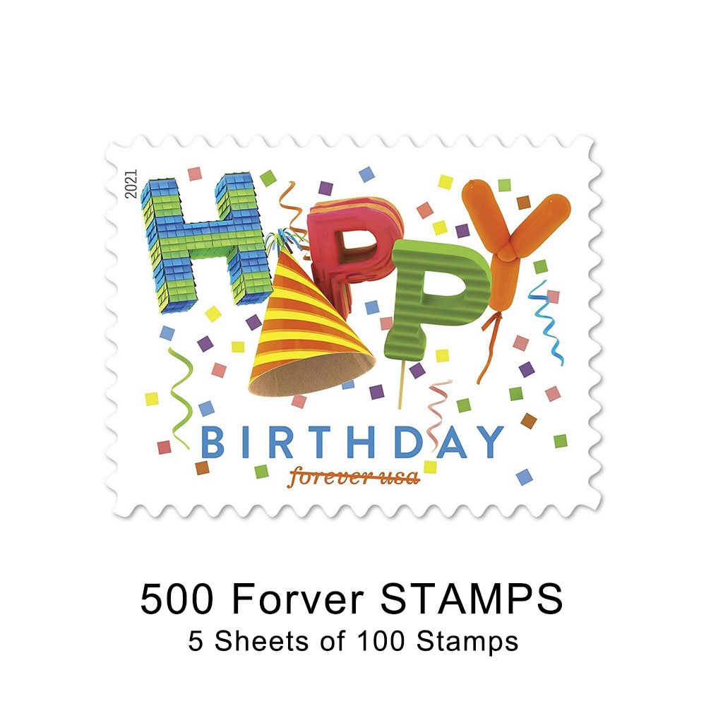 US Free Shipping 100PCS Happy Birthday Stamps us-free-shipping-100pcs-happy-birthday-stamps