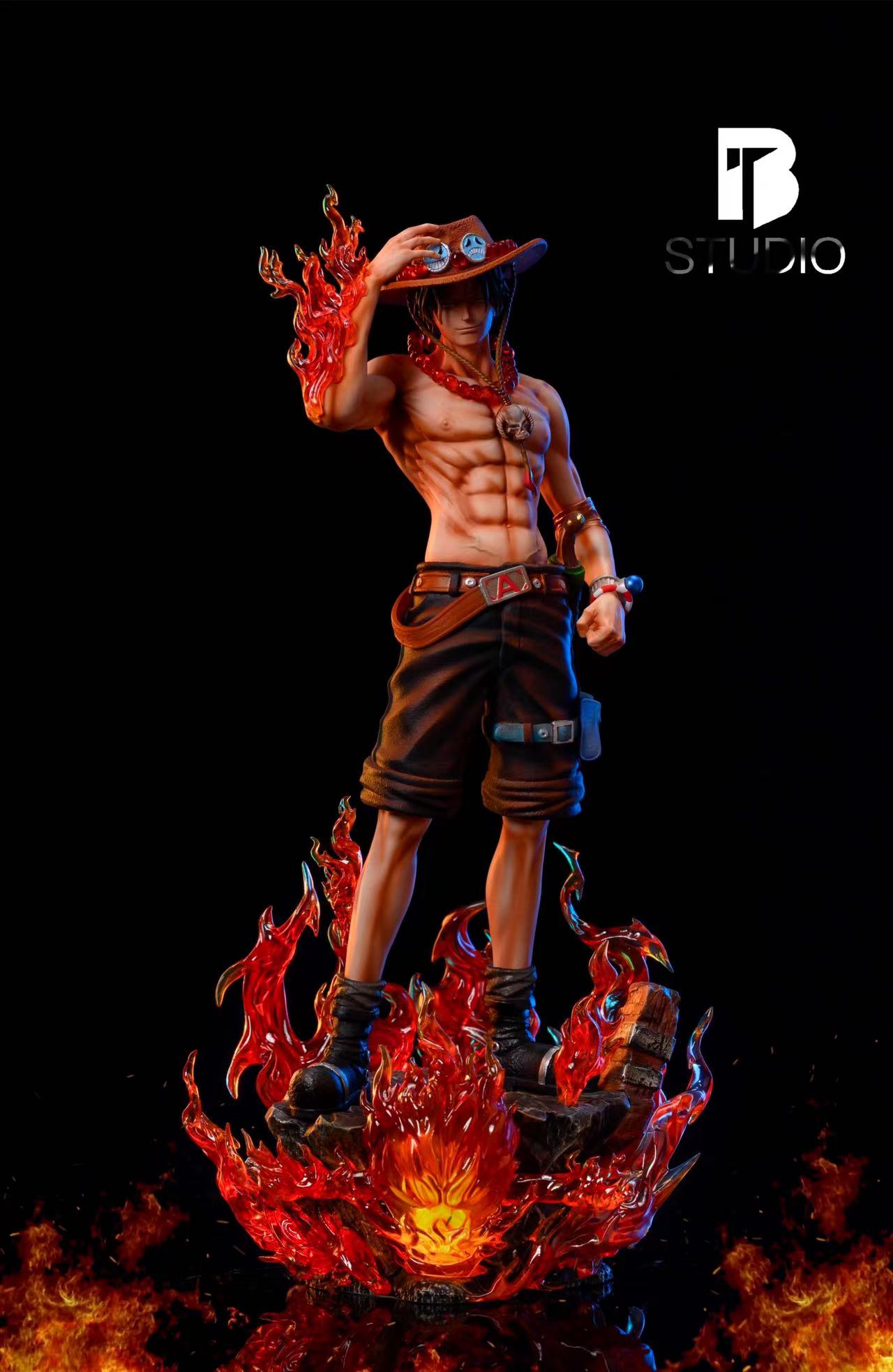POP Scale Portgas D. Ace - ONE PIECE Resin Statue - BT Studios [In Stock]