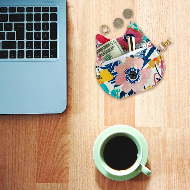 Cute Cat Zipper Pouch Template Ruler - With Instructions