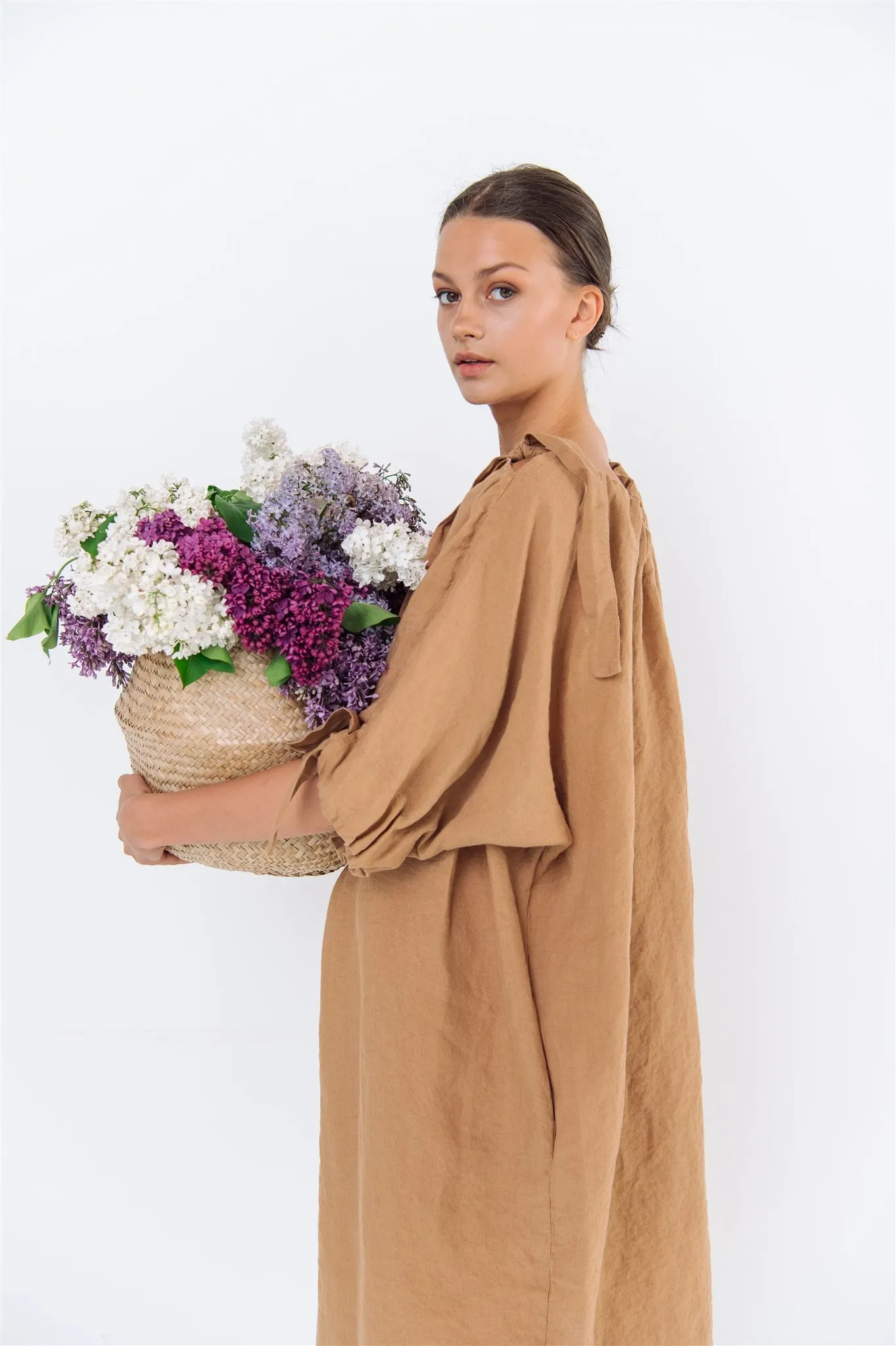Women's Linen Tunic Dress – Casual Summer Style