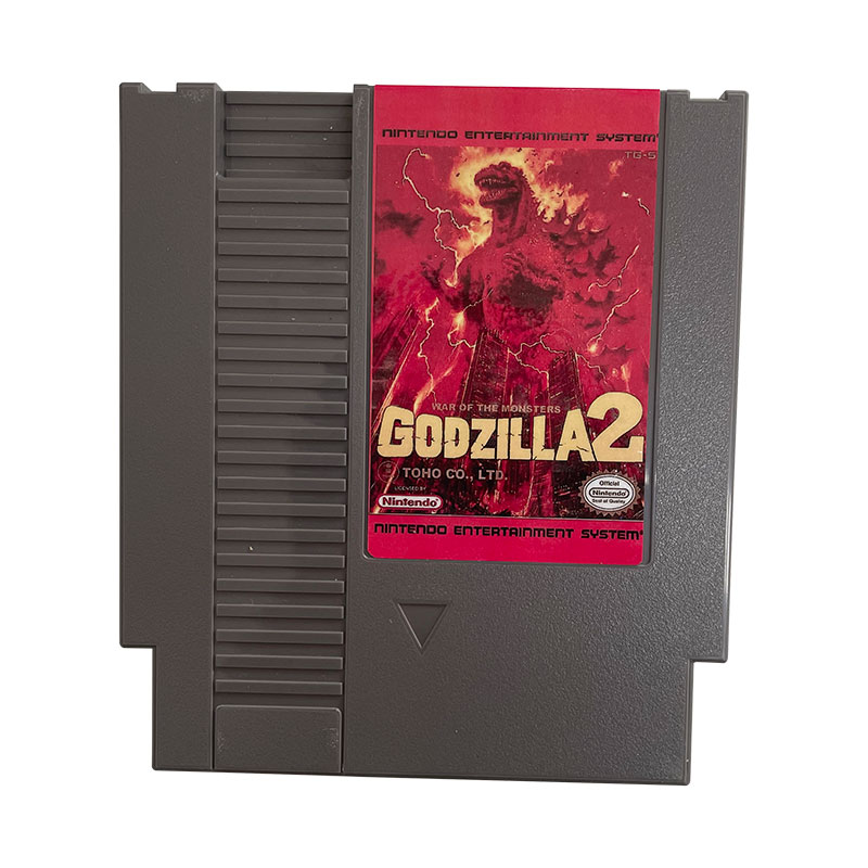 8 Bit NES Game Card - Godzilla 2: War of the Monsters - NES Games ...