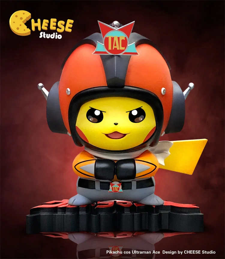 Ultraman Ace/ Seiji Hokuto Cosplay Pikachu - Ultraman Pokemon Resin ...
