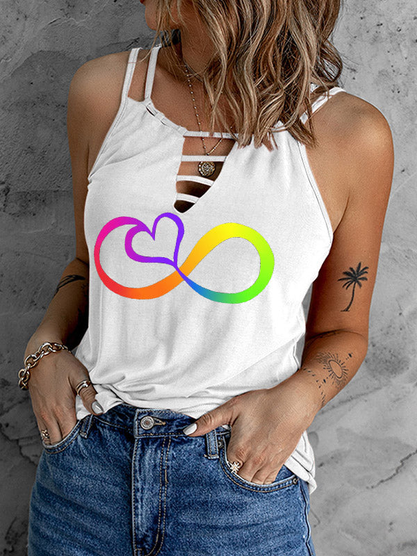 Autism Acceptance Infinity Symbol Camisole