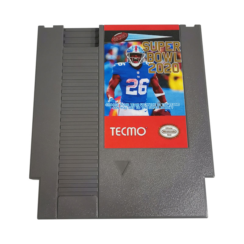 8 Bit NES Game Card - Tecmo Super Bowl 2020 - NES Games Cartridge - For ...
