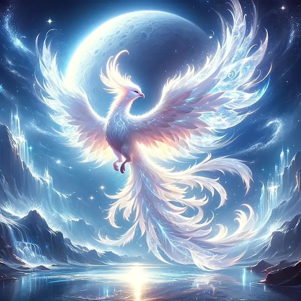 Phoenix 30*30CM (Canvas) Full Round Drill Diamond Painting