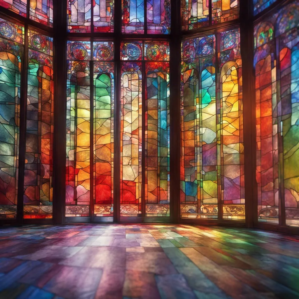 Luxury AB Velvet Diamond Painting Kit -Stained glass