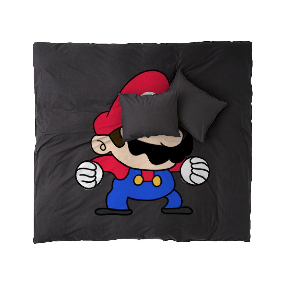 Shrunken Mario, Gaming Duvet Cover Set
