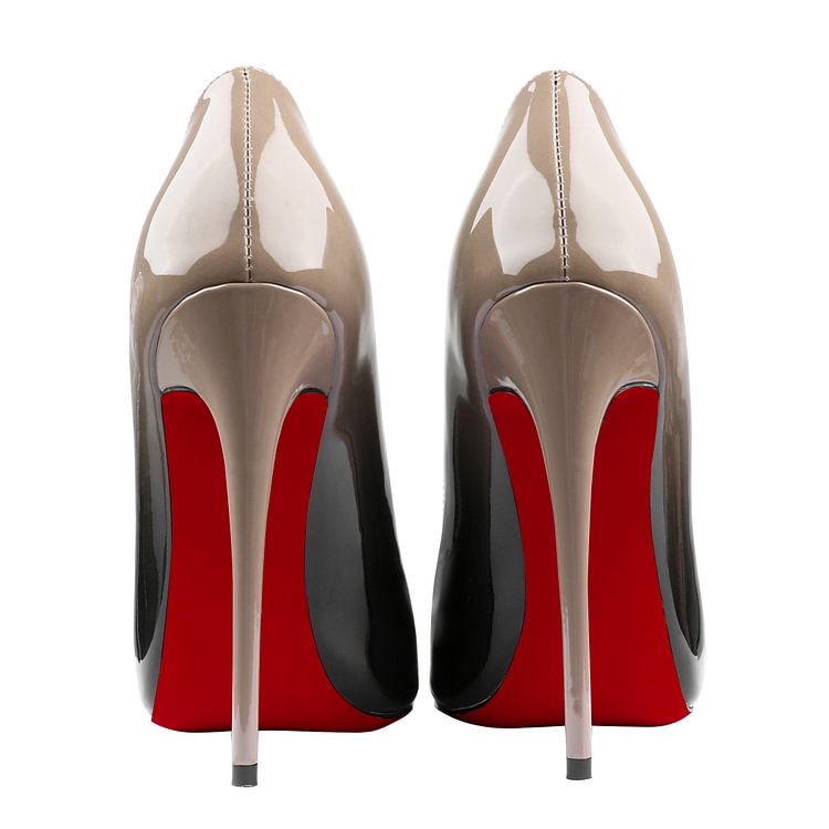 4.72" Women's High Heels for Party Wedding Pumps Gradient Color