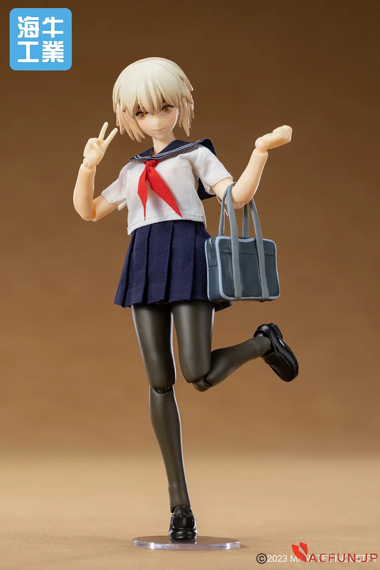 海牛工業＆ACFUN 1/12 海牛の野望 EIMI 二次元 JK 可動 アクション フィギュア 完成品 5周年 限定版