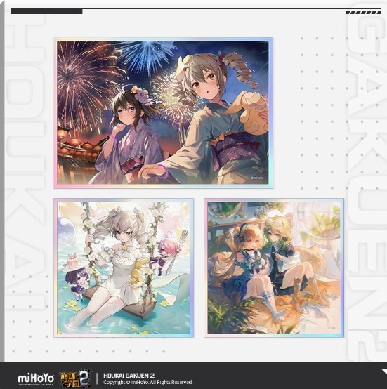 Official Honkai 2d Color Paper