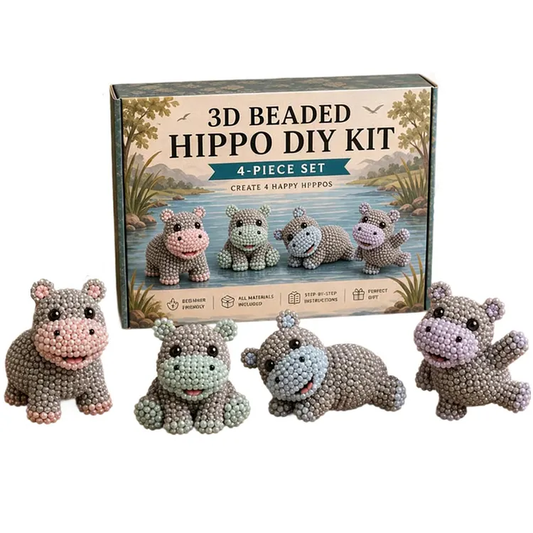 Animal And Bird P DIY Kit Creative Beaded Embroidery Kit for Beginners Gift