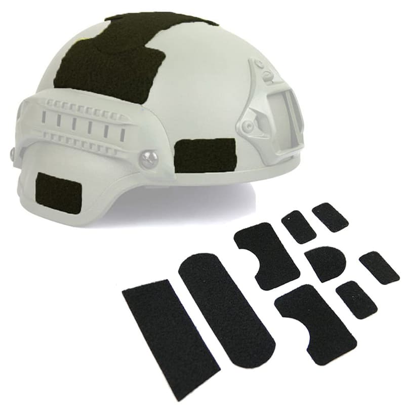 MICH FAST Ballistic Helmet Velcro 5P 9P Rough Surface Hook and Loop ...