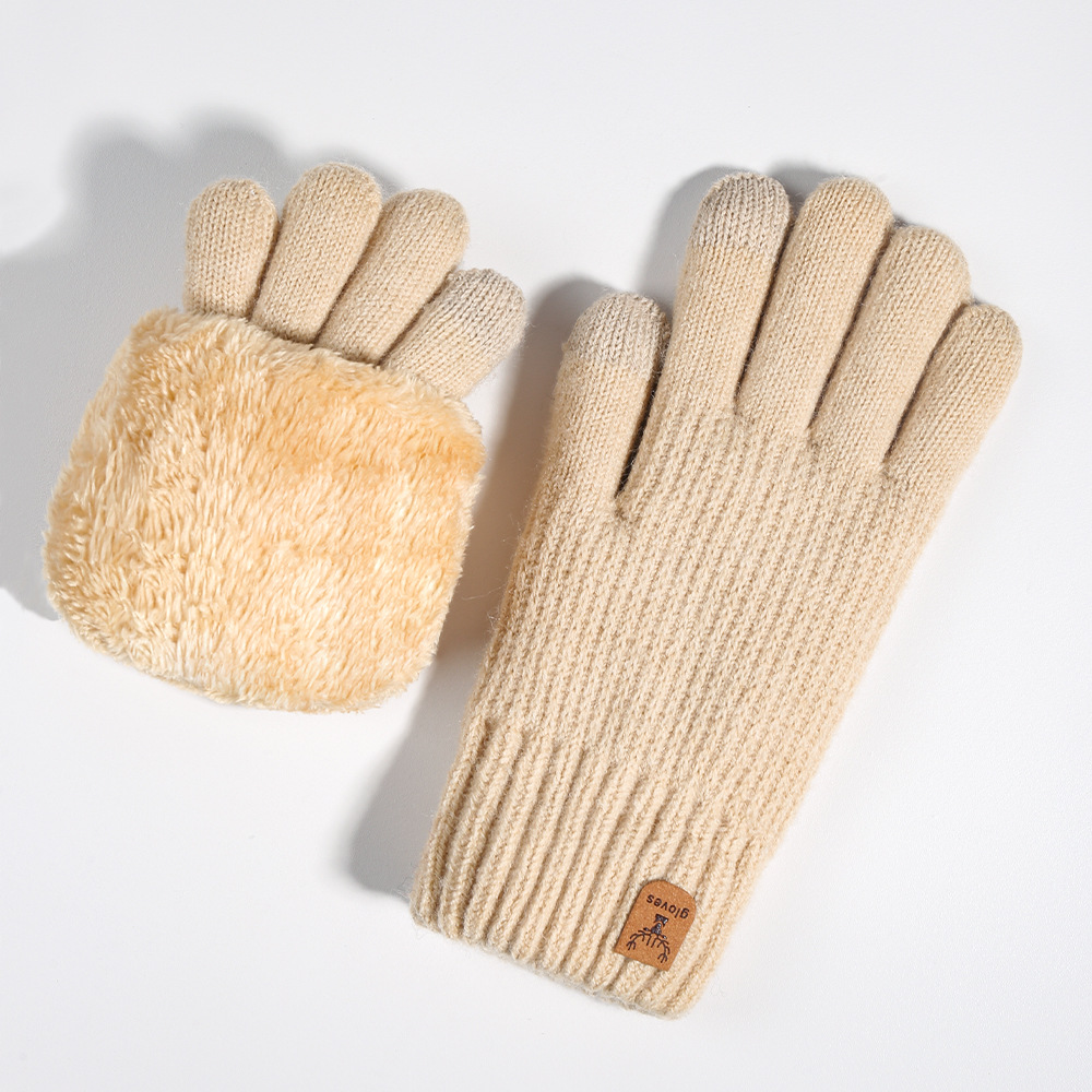 Cozy Winter Gloves with Fuzzy Cuff for Ultimate Warmth and Comfort