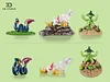 1/20 Scale World Zukan Evolution of Seviper & Zangoose & Cacturne Set ...