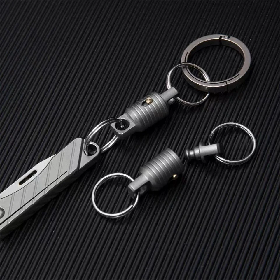 Titanium 360° Universal Removable Key Chain