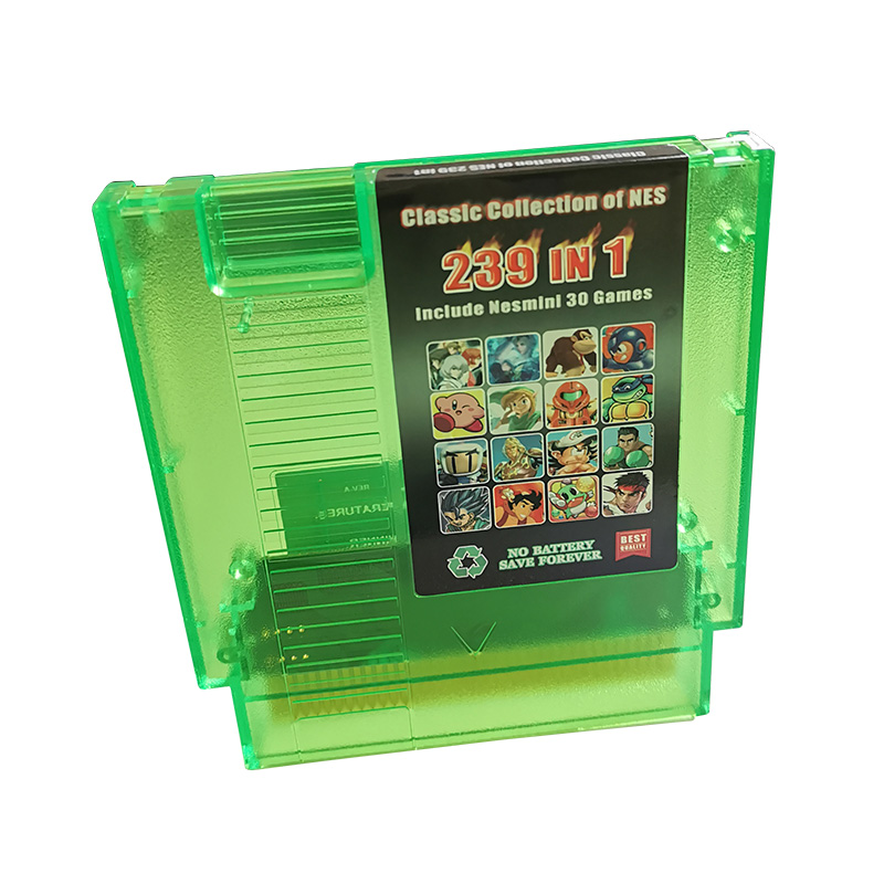 8 Bit Game Card - Super 239 in 1 Collection NES Cartridge Multicart for ...