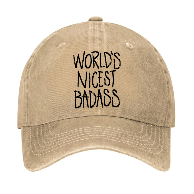 World's Nicest Badass Funny Sarcastic Hat