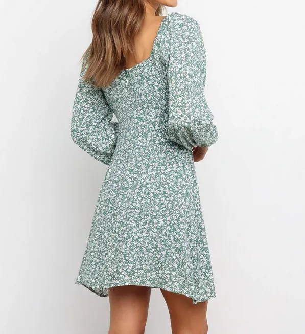 Long Sleeve Floral Dress