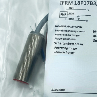 Inductive Proximity Switch Ifrm 18p17b3 / L DC Three Wire PNP Normally ...