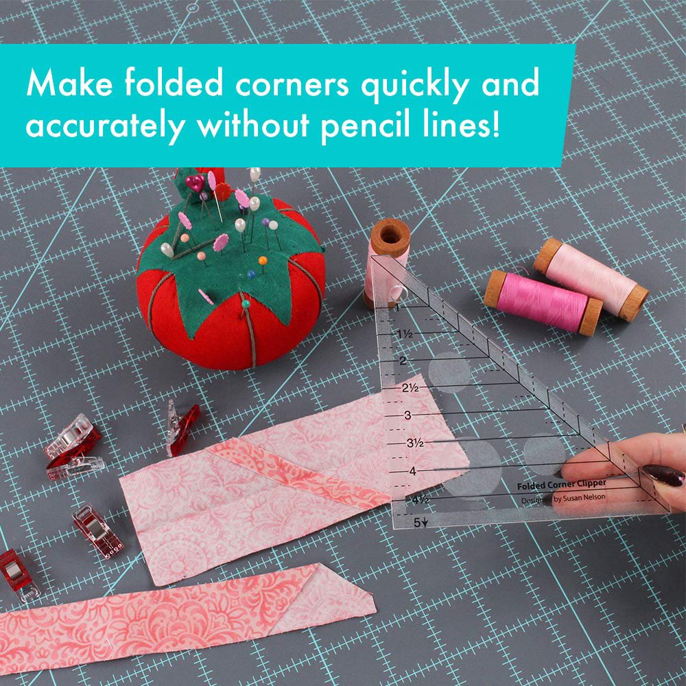 Folded Corner Clipper Ruler