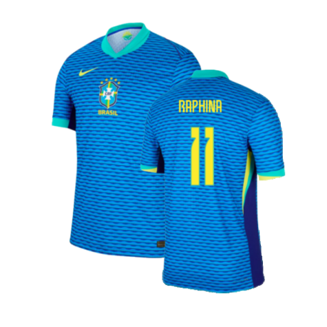 Brazil Raphinha 11 Away Shirt Top Kit 2024-2025