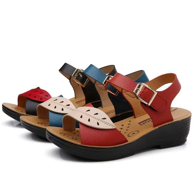 Elderly Women's Sandals For Senior Ladies & Elderly Women Over 40, 50 ...