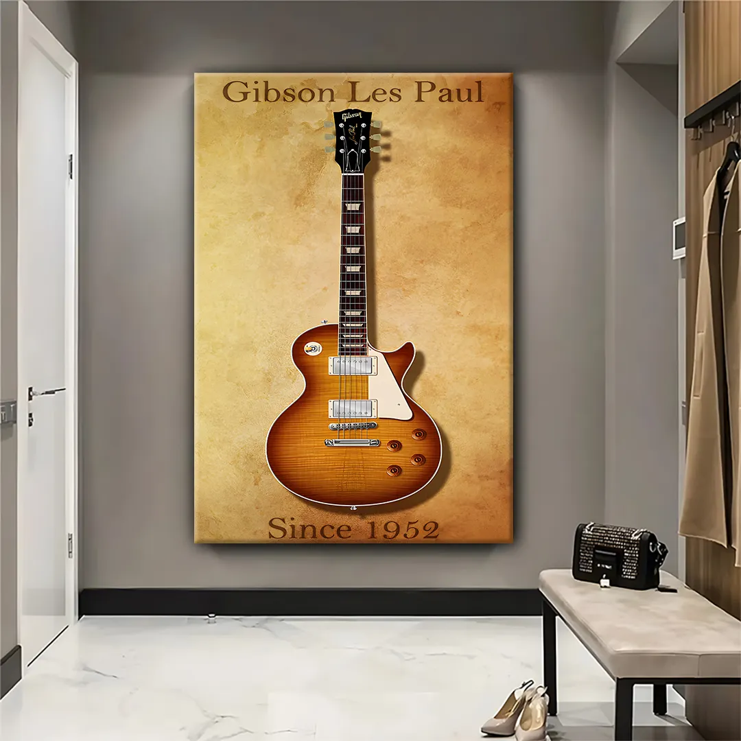 Gibson Les Paul Since 1952 Canvas Wall Art